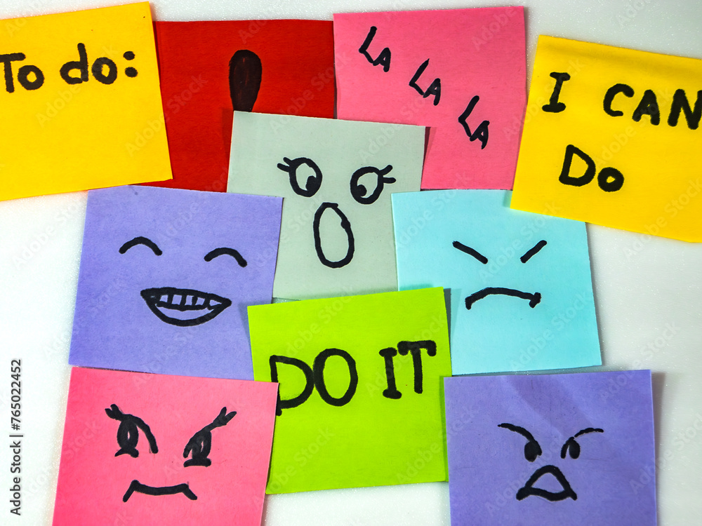 simple unique positive feedback text, notes collection set. To do, I ... simple unique positive feedback text, notes collection set. To do, I ...