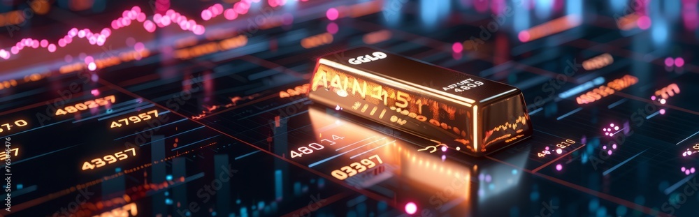 The stock market chart has a simple stock curve and the accumulation of ...