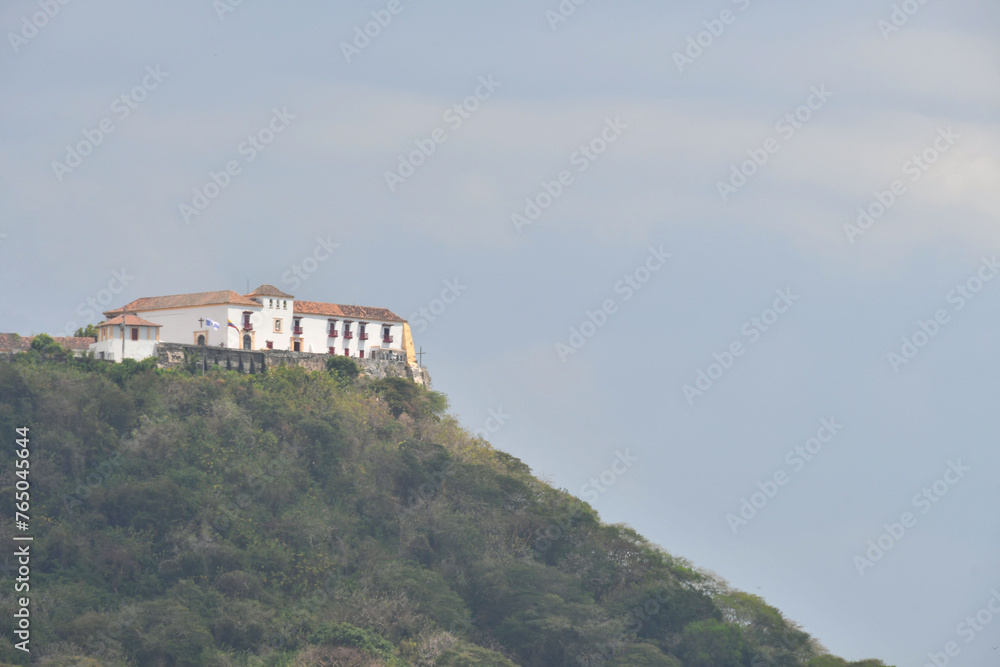 Convento y Cerro de la Popa visto desde el Castillo San Felipe de ...
