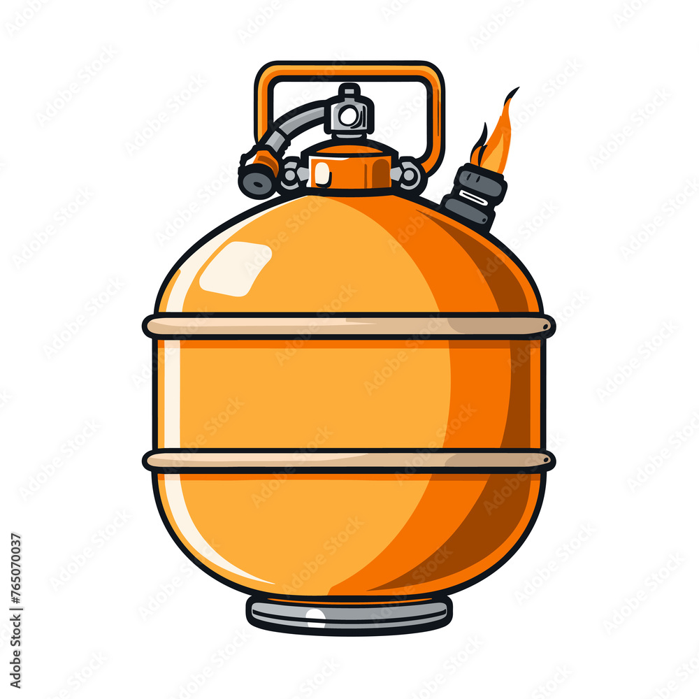 Propane Tank Cartoon, isolated on transparent background, Illustrations ...