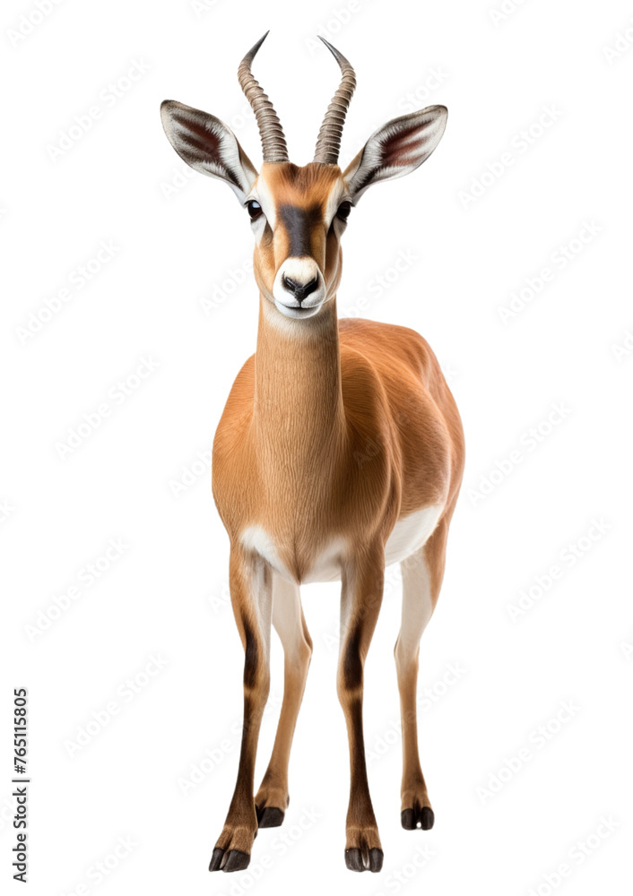 Antelope Tragelaphus oryx isolated on transparent background. Stock ...