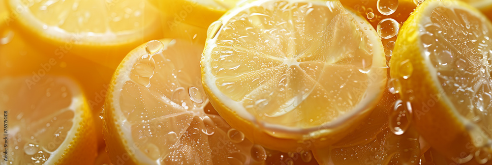 Background with citrus. Lemons. Copy space. Place for text. Juiced ...