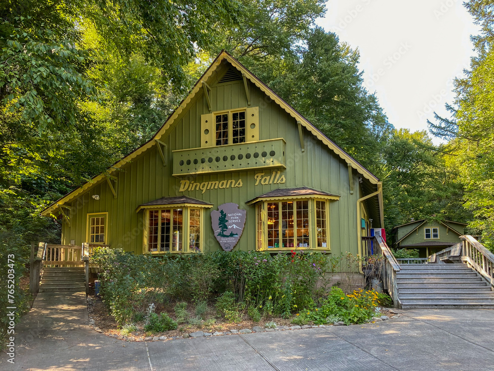 Dingmans Ferry, Pennsylvania: Dingman Falls Visitor Center in the ...