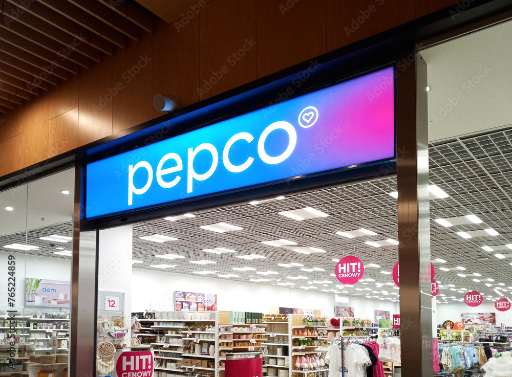 Poznan, Poland - 21 March 2024: Pepco shop logo. Stock Photo | Adobe Stock