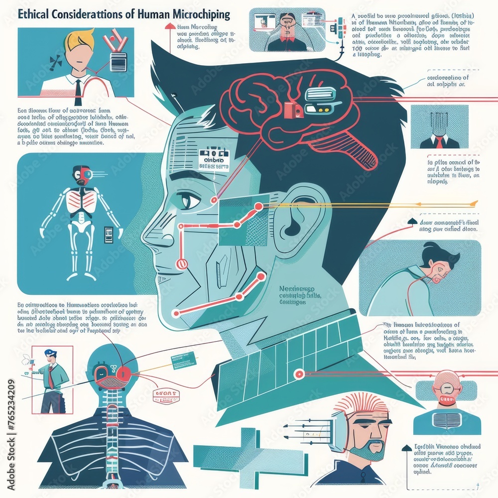 This infographic explores the ethical considerations of human ...