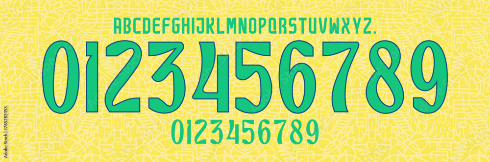 new font vector team south american national team 2024, brazil font ...