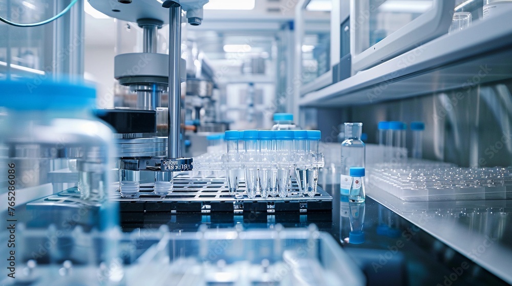 Biopharmaceutical Production, manufacturing process of biopharmaceuticals in a biotechnology ...