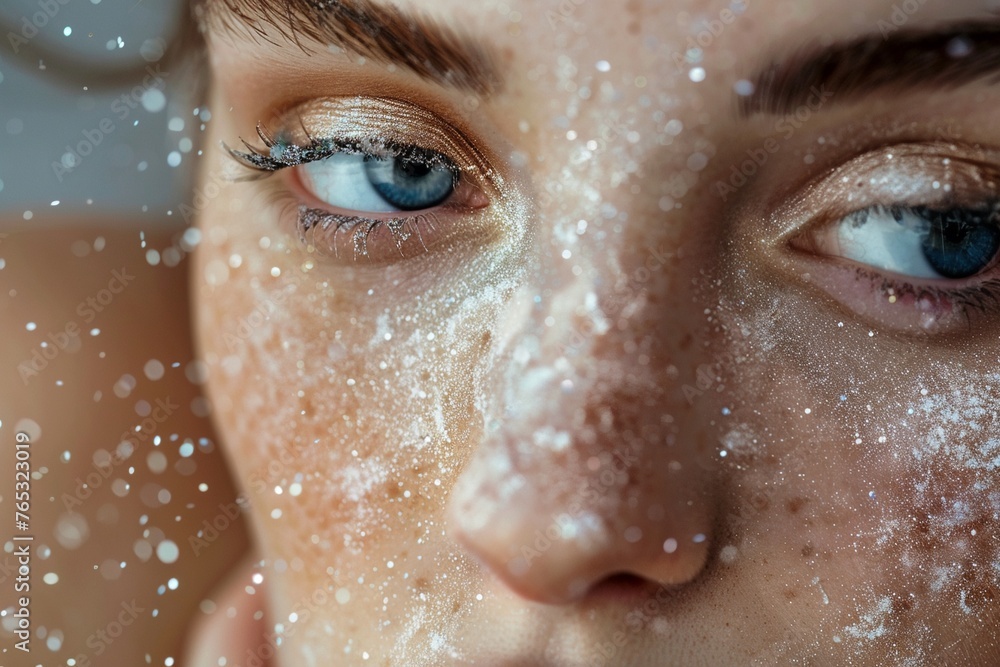 Diamond Dust Face Powder. Stock Photo | Adobe Stock