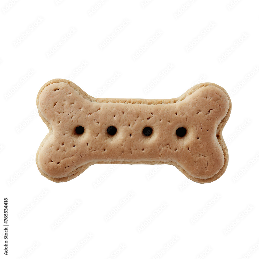 Dog biscuit bone on Transparent background PNG Generative AI Stock ...