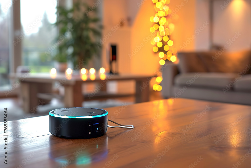 Voice-activated commands for home automation. Smart home controlled ...