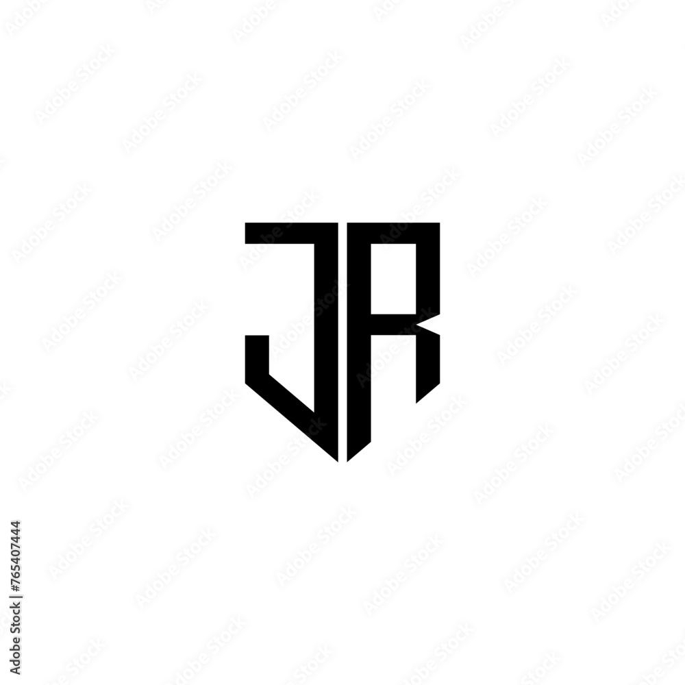 JR letter logo design with white background in illustrator. Vector logo ...
