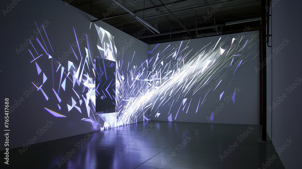 Design space with smooth floors and convex sharp walls. Projection of ...