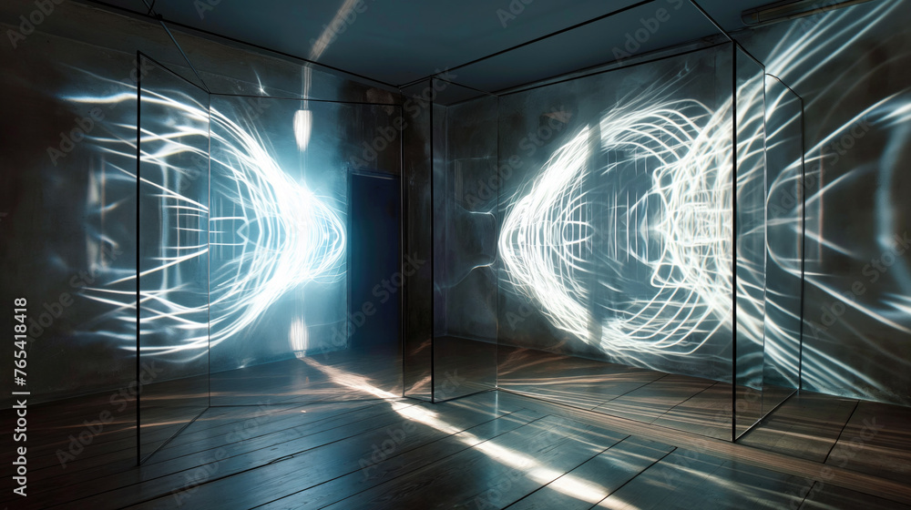 Design space with smooth floors and convex sharp walls. Projection of ...