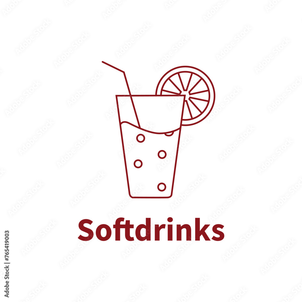 Drinks and Beverages Icon collection containing 16 editable stroke ...