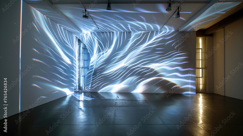 Design space with smooth floors and convex sharp walls. Projection of ...