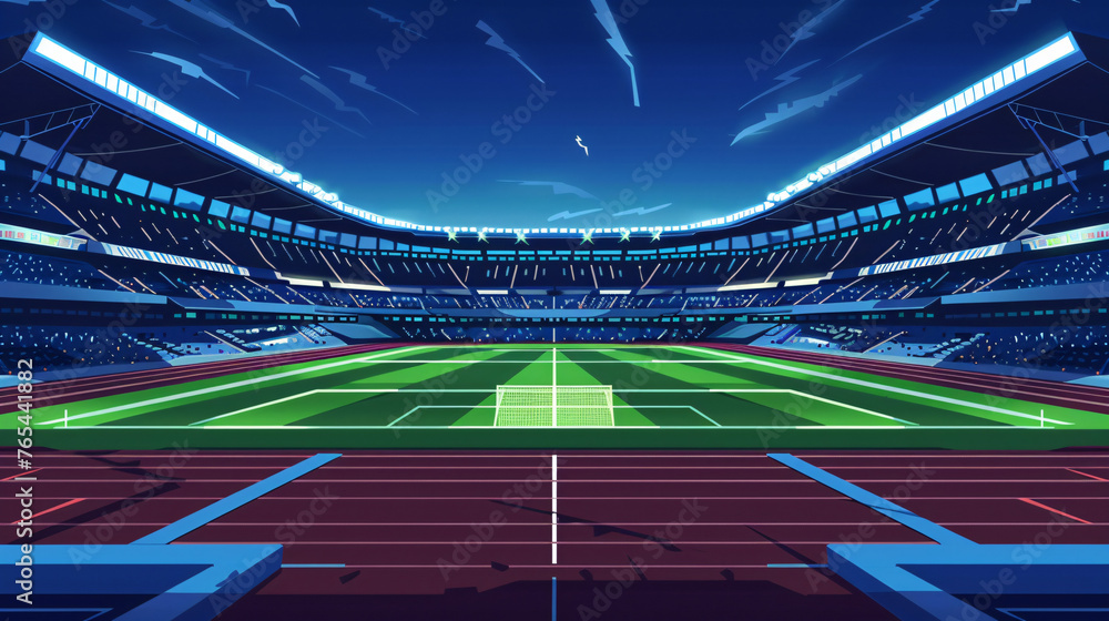soccer stadium and football stadium, soccer field and stadium, soccer ...