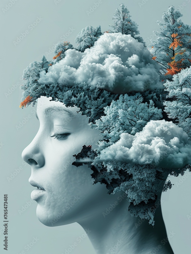 a unique side view design inspired by Surrealism Imagine a world where ...