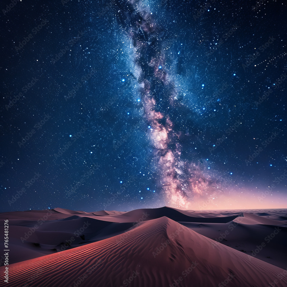 The undulating ridges of desert sands complement the dazzling sparkle ...