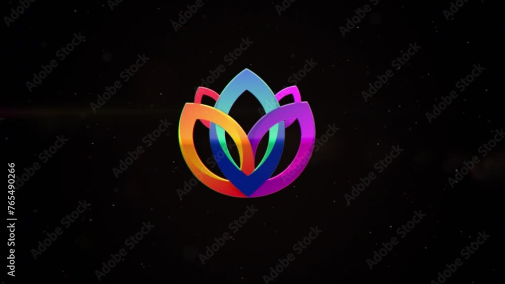 Creative logo reveal animation, 2d and 3d, motion graphics.Water electric splash glowing hyper ...