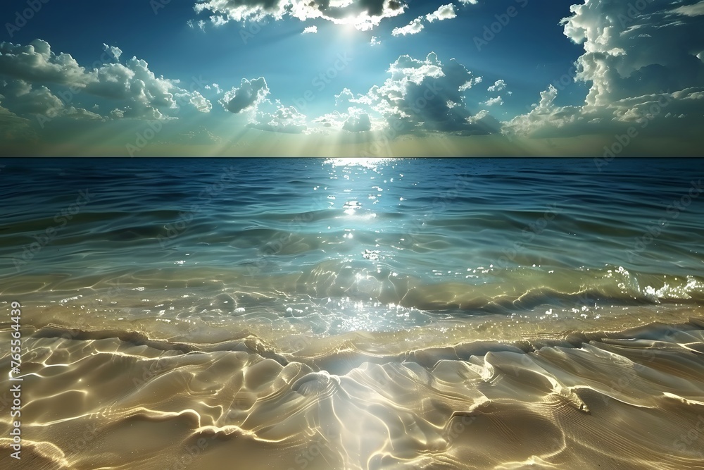 Submerged Serenity: Serene Underwater Scene with the Sandy Seabed ... Submerged Serenity: Serene Underwater Scene with the Sandy Seabed ...