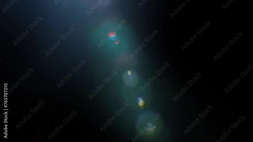 Sunlight bokeh deep forest lights comes in from sky flyer overly video ...