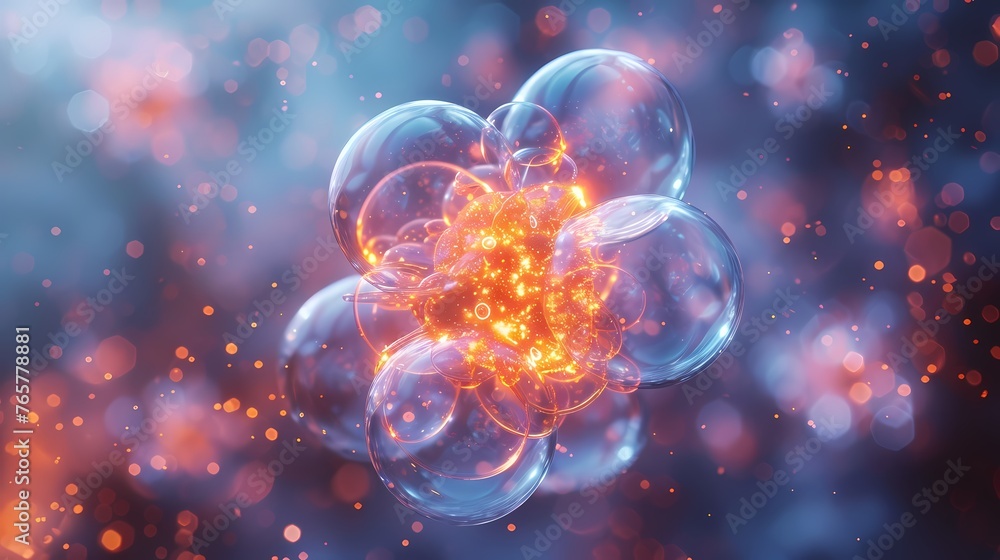 An up-close look at the atomic realm, where atoms drift effortlessly ...