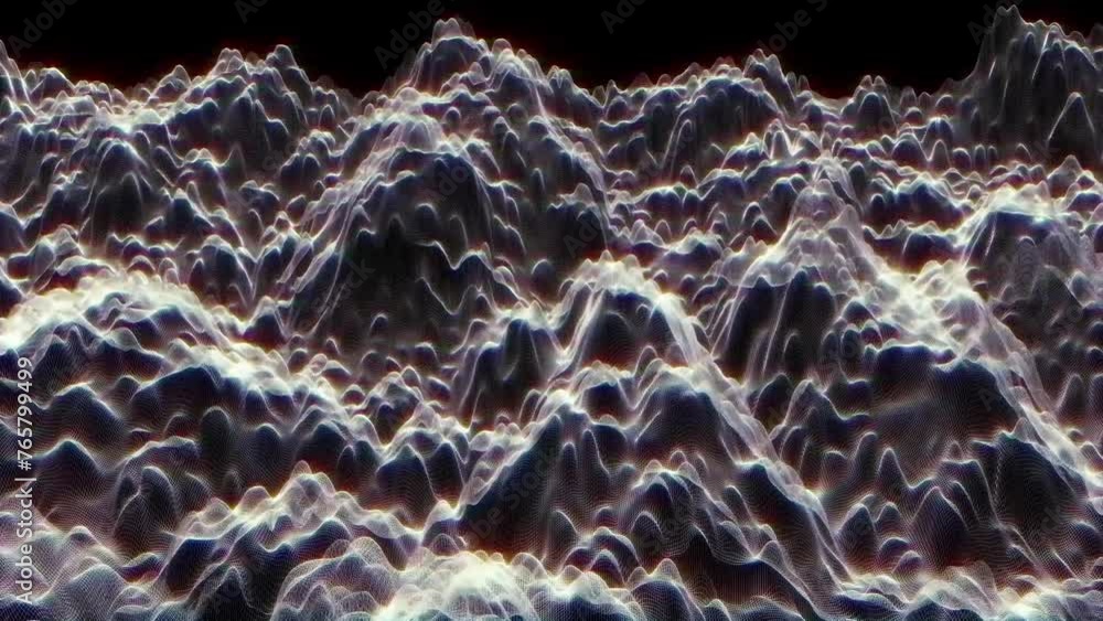 Abstract animated background loop. Digital Image water ripples with a ...