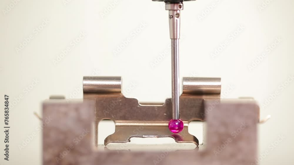 coordinate-measuring machine CMM device measuring geometry of physical ...