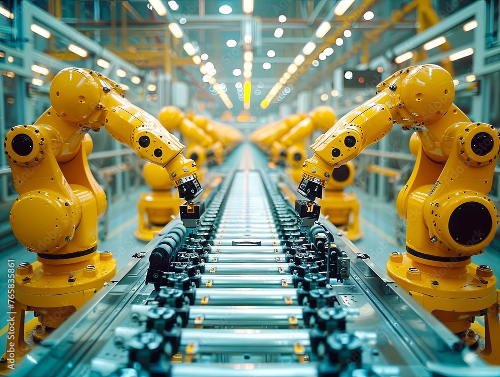 Workers: Although this is not necessary, the photo can depict workers ...