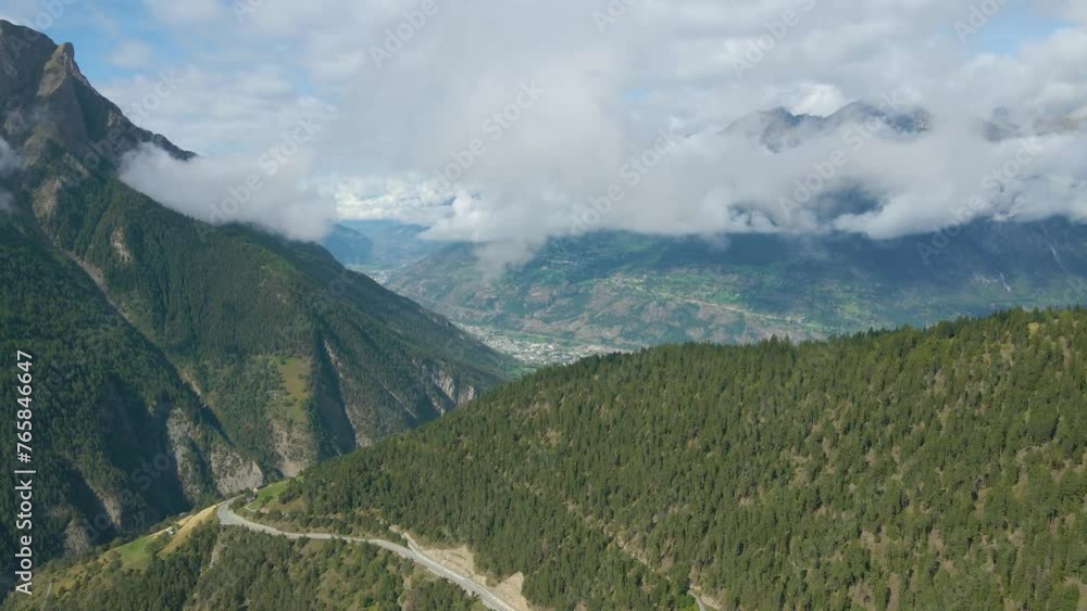 The Alps, spanning across several European countries including France ...