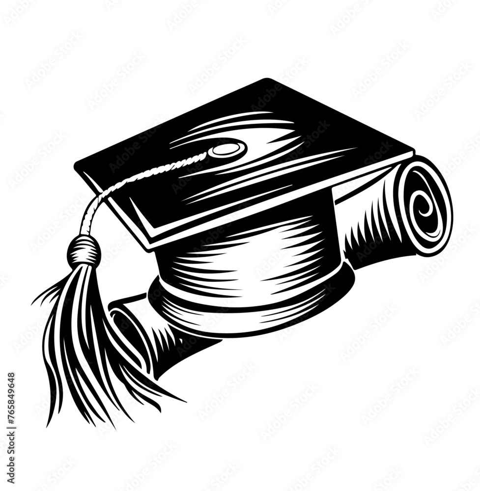 Abitur Hut Diplom Student Schule Studium Klasse Icon Abschluss ...