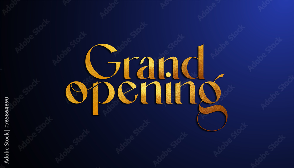 Grand Opening. Grand Opening Ceremony Invitation, Flyer Design. Grand ...