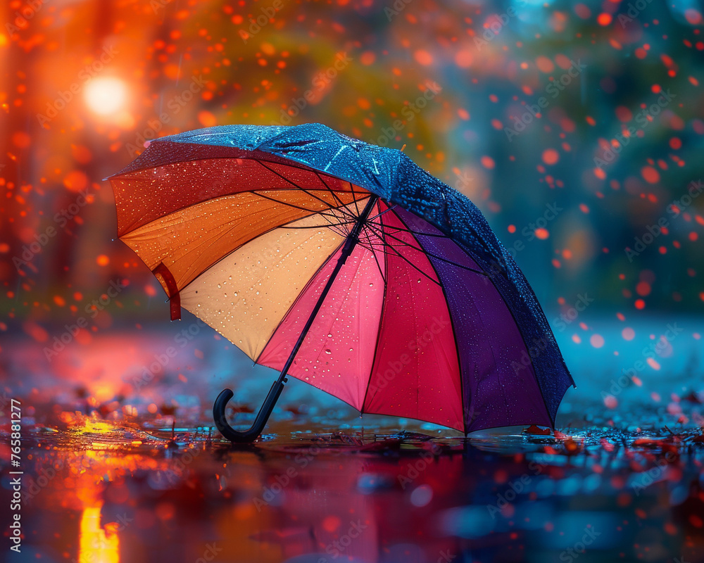 Enchanted Umbrella, Hidden Civilization, Rainy Scene, Photography, Rim ...