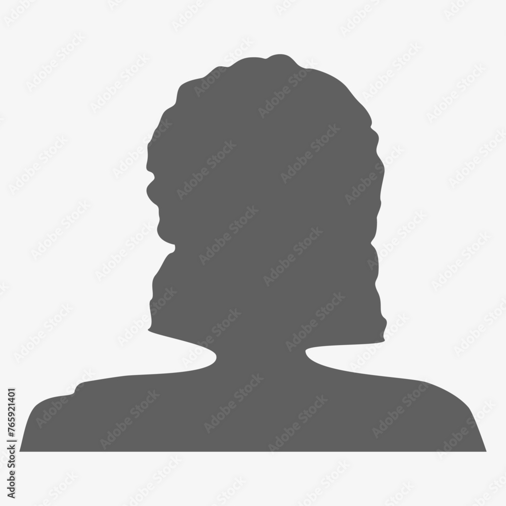 Vector flat illustration. Avatar, user profile, person icon, profile ...