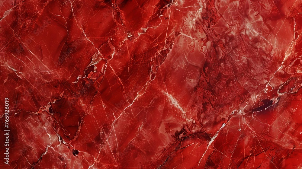 Elegant Red Marble Texture with Natural Stone Patterns and Veins ...