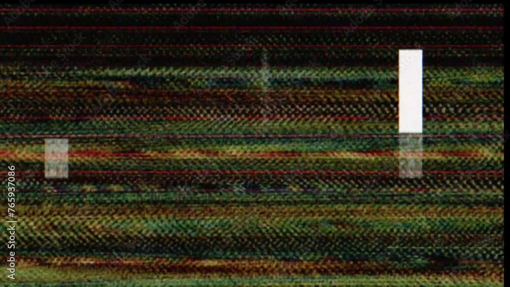 VHS noise glitch overlay effect Tv no signal Noise overlay 4k video ...