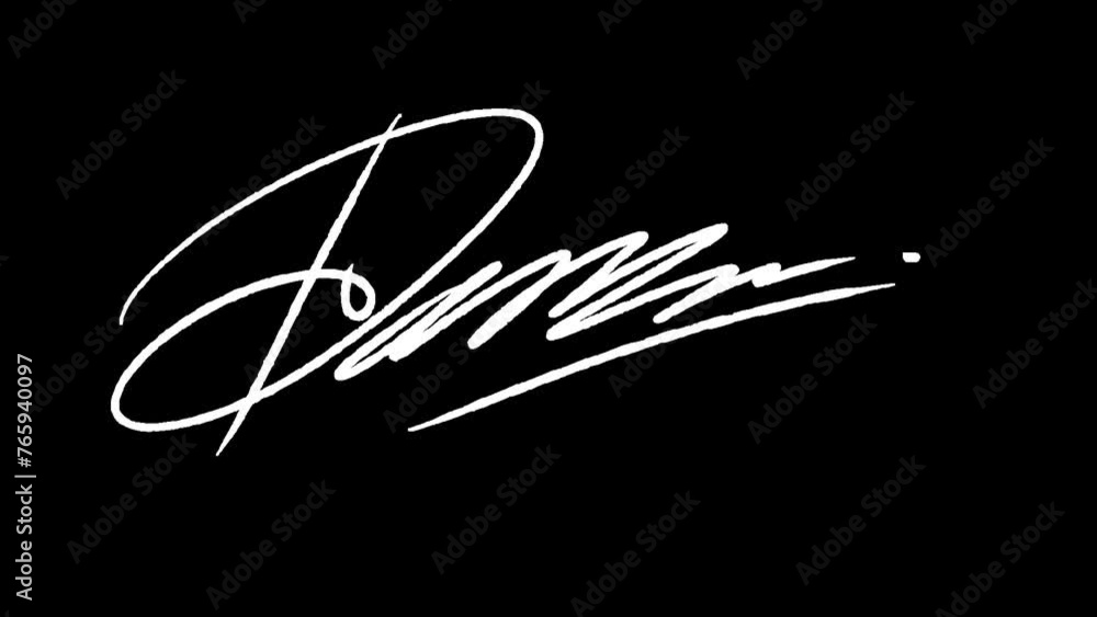 Signatures starting with letters D and subsequent letters cannot be ...
