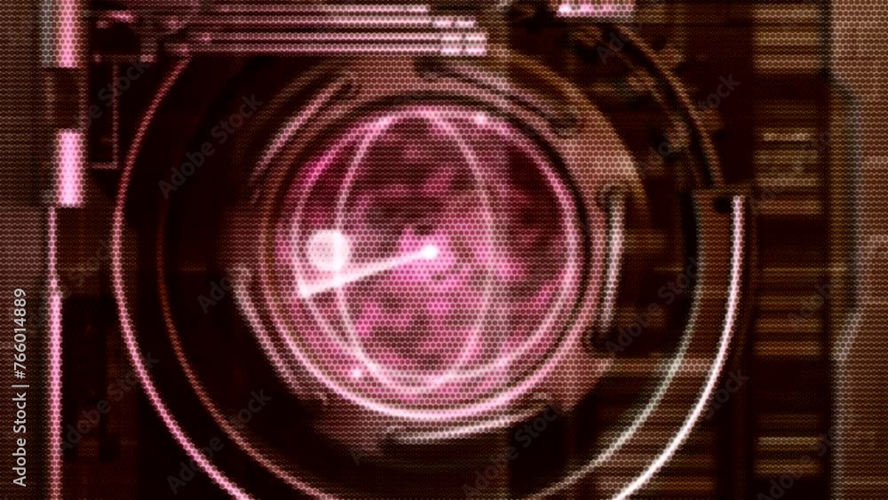 Vidéo Stock animated moving motion background showing nuclear molecules ...