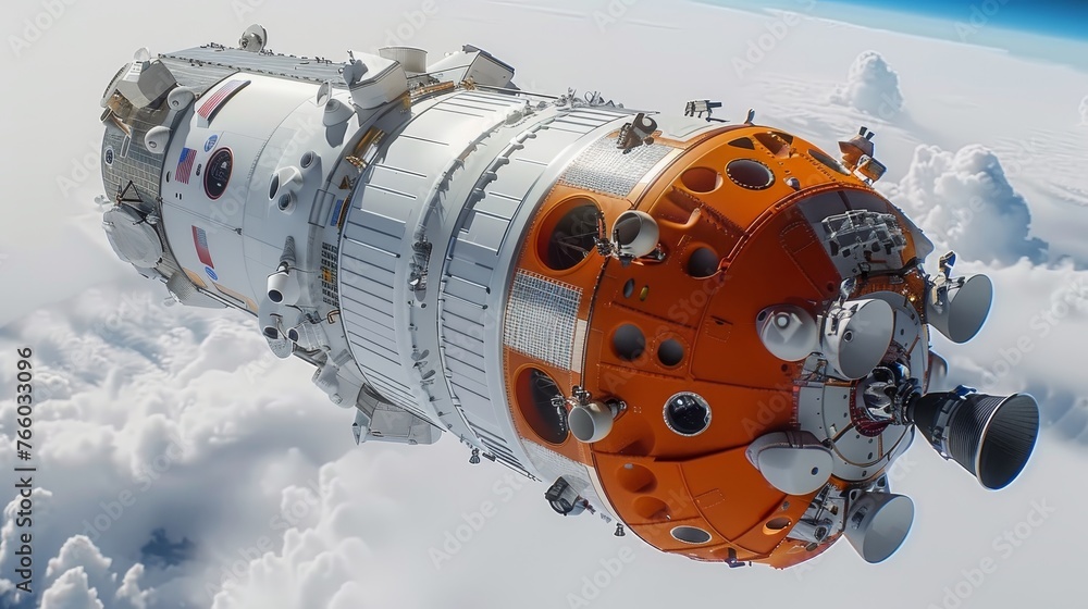 Cutting edge spacecraft engineered for advanced exploration and ...