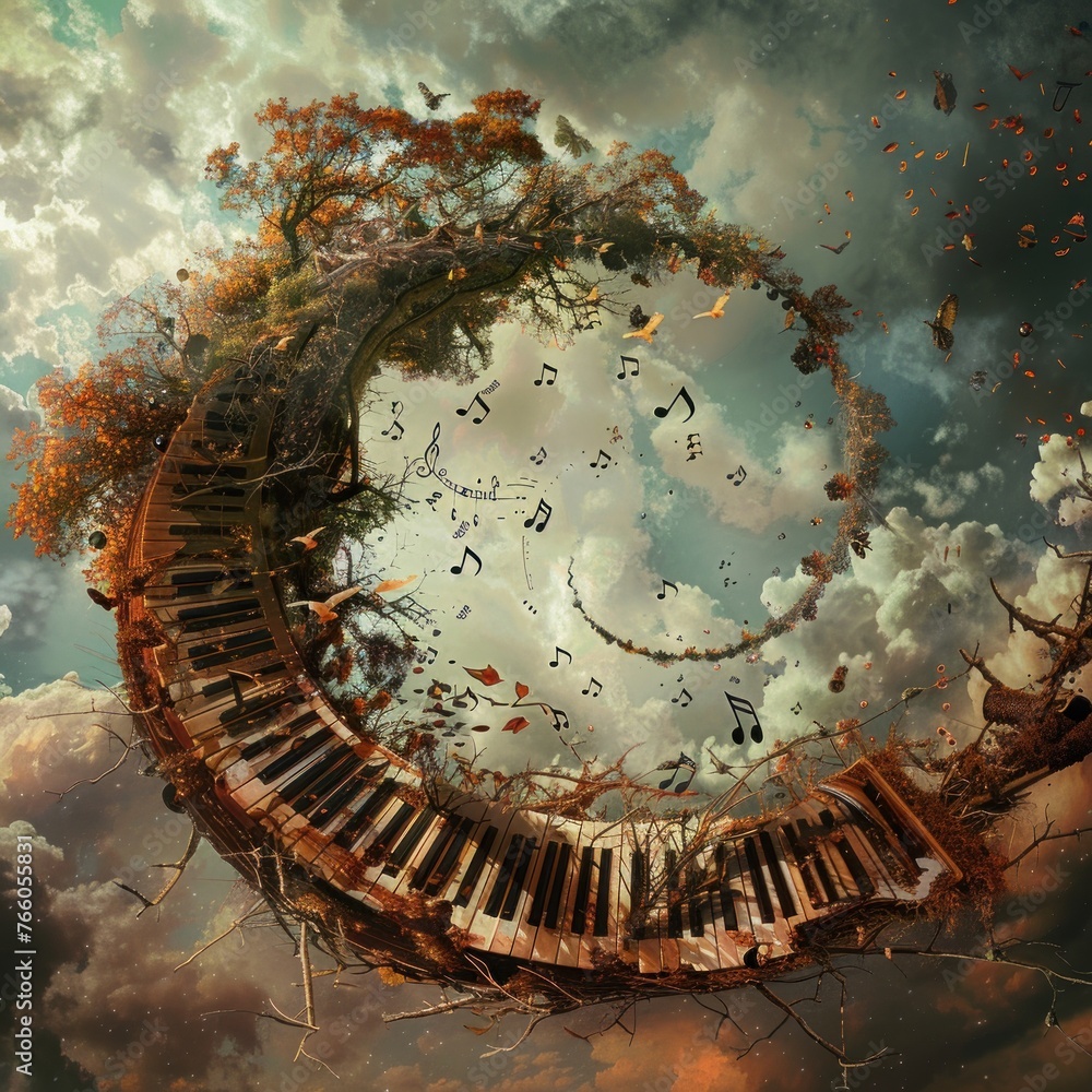 Craft a panoramic visualization that captures the transformative nature ...