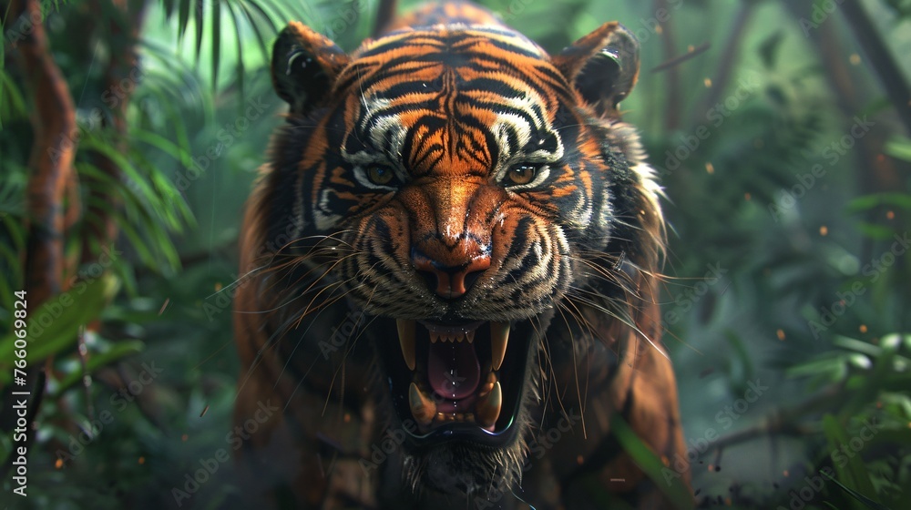 The creatures growl a blend of a bears rumble and a tigers roar echoes ...