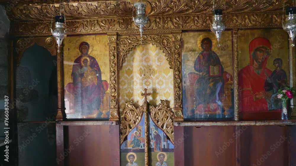 Witness a breathtaking photograph capturing the exquisite altar found ...