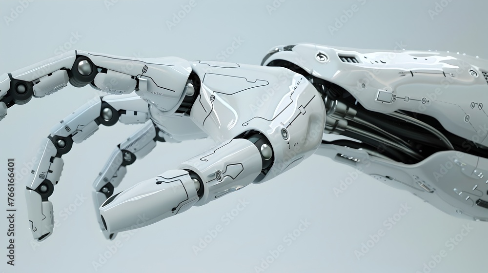 Bionic Implants Showcasing Seamless of Technology and Human Form in a ...