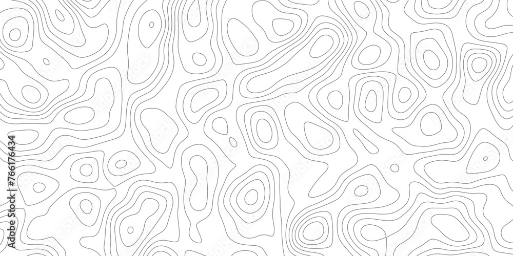 Vetor de White geography scheme map background.topographic contours ...