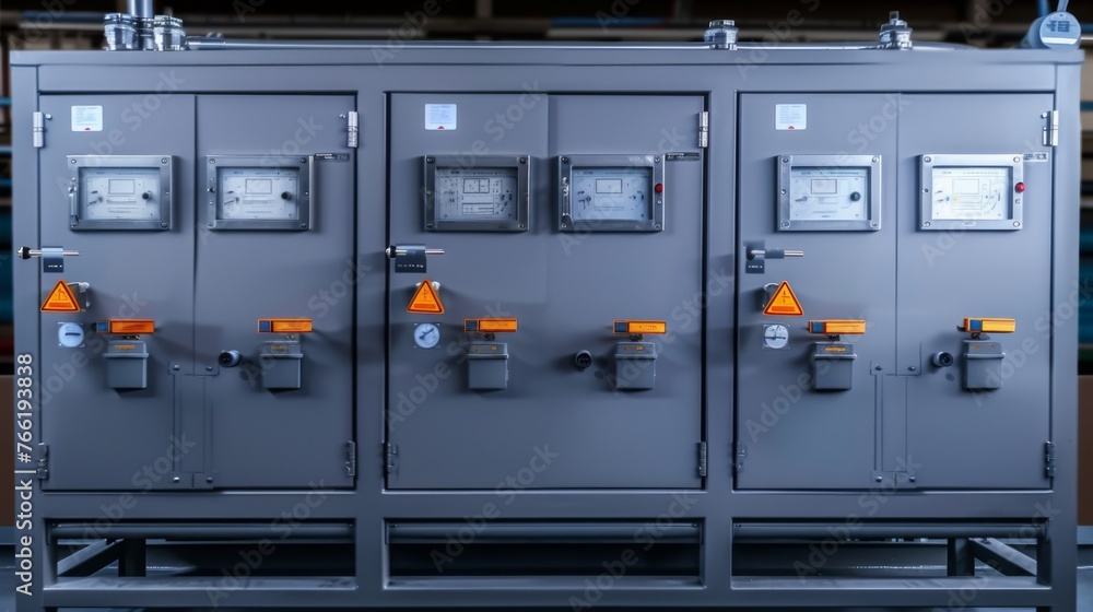 On-off heater and indicator light inside medium voltage switchgear ...