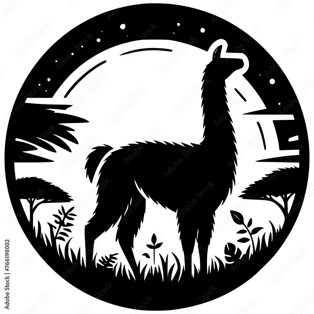 Vetor do Stock: Llama alpaca vector , baby Llama, Llama Family, Llama Svg, Llama Clipart, Llama ...