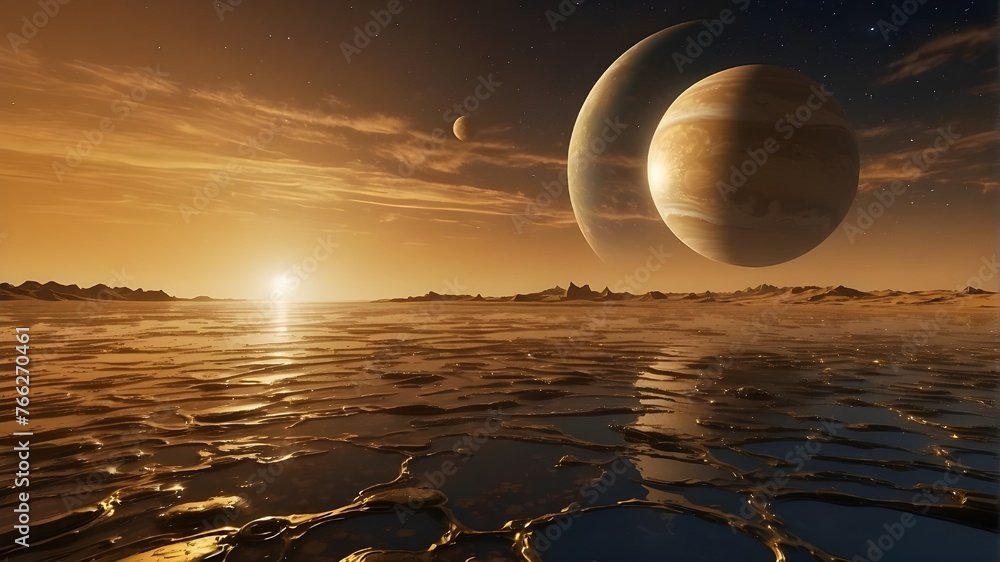 moon over the sea, Witness the breathtaking transformation of Venus, a ...