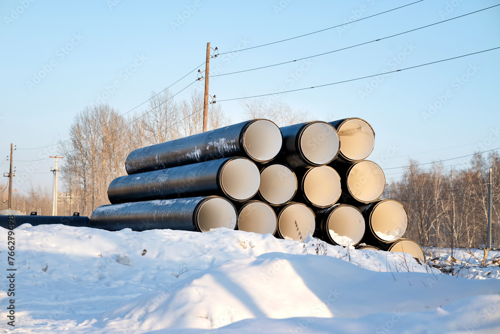 HDPE Double Wall Corrugated Pipe, HDPE Pipes Manufacturers, HDPE DWC ...