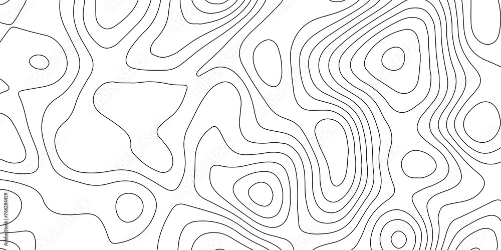 Abstract white topography vector background. Topography map art curve ...