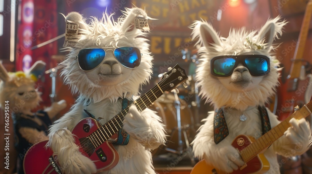 Get ready to rock with The Little Llamas a musical sensation featuring ...
